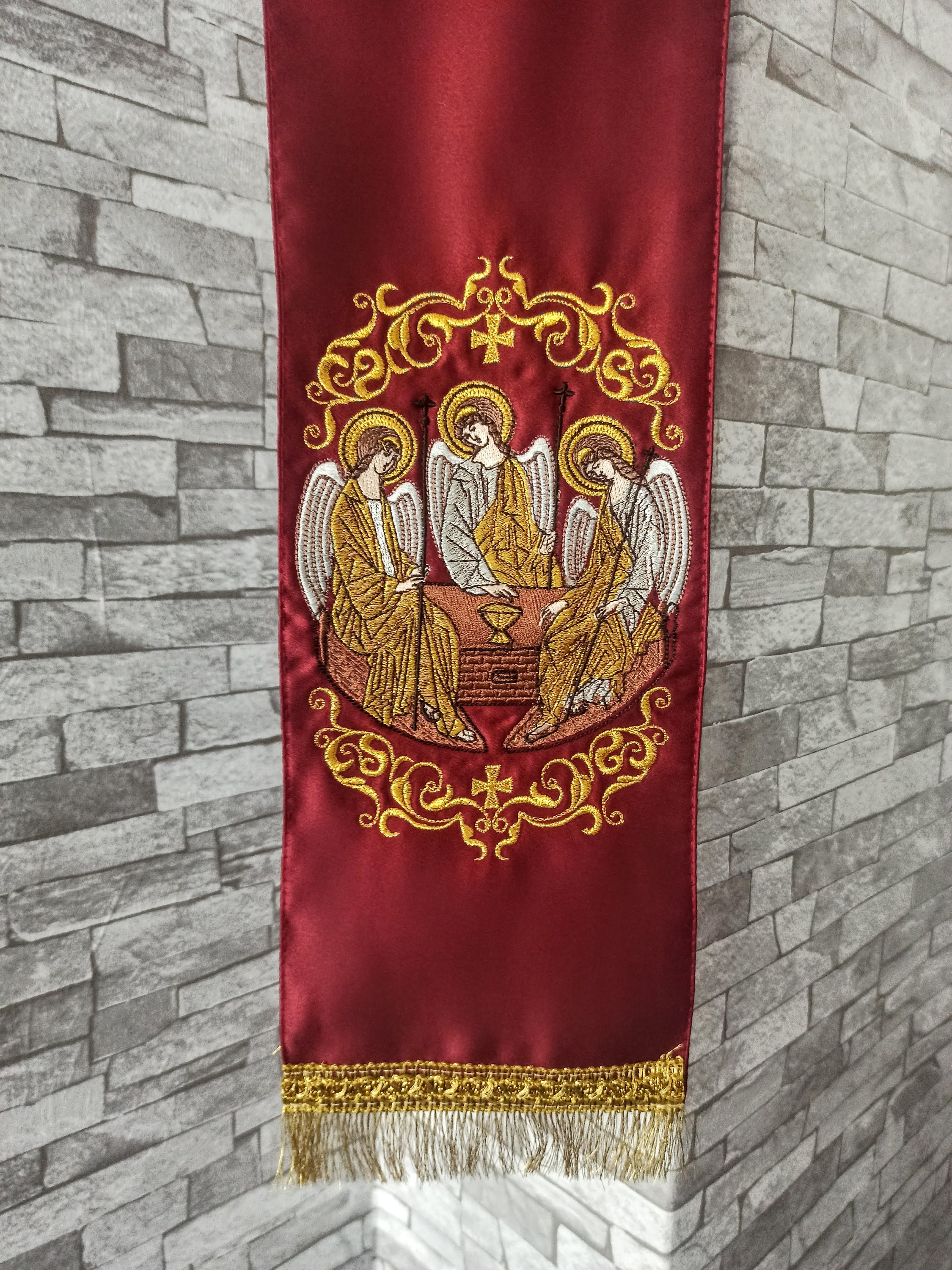 Embroidered Gospel Bookmarks, Set for Orthodox Church. Embroidered ...