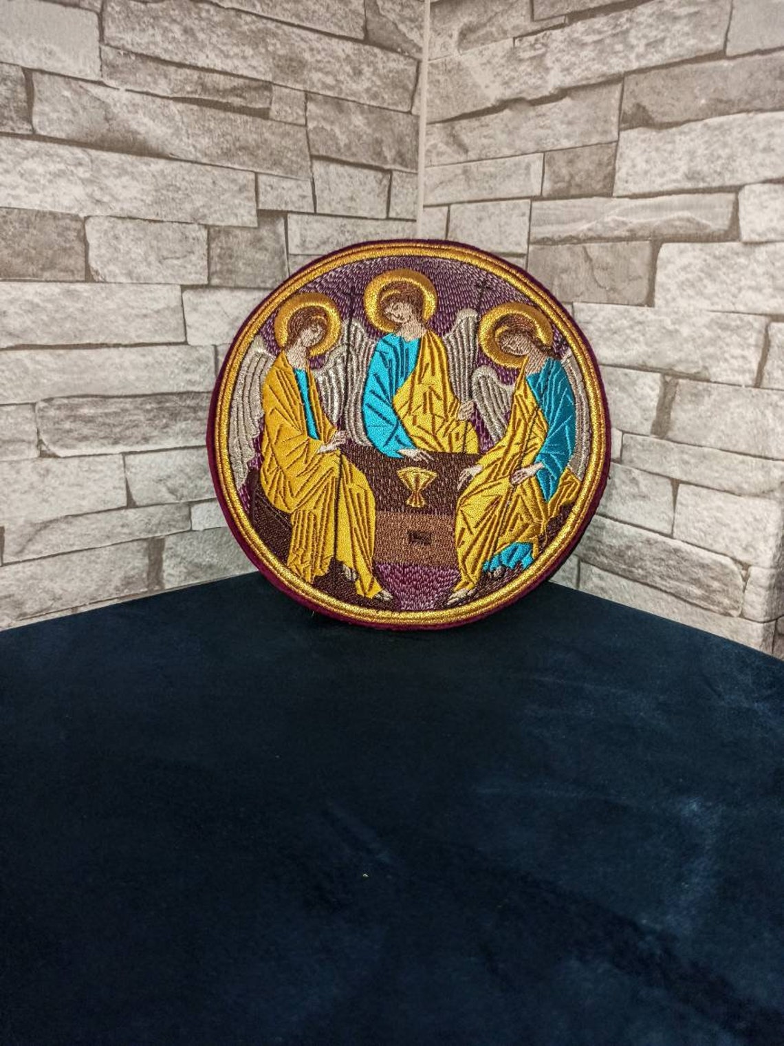 Chalice Cover 7 Inch Holy Trinity Angels - Etsy