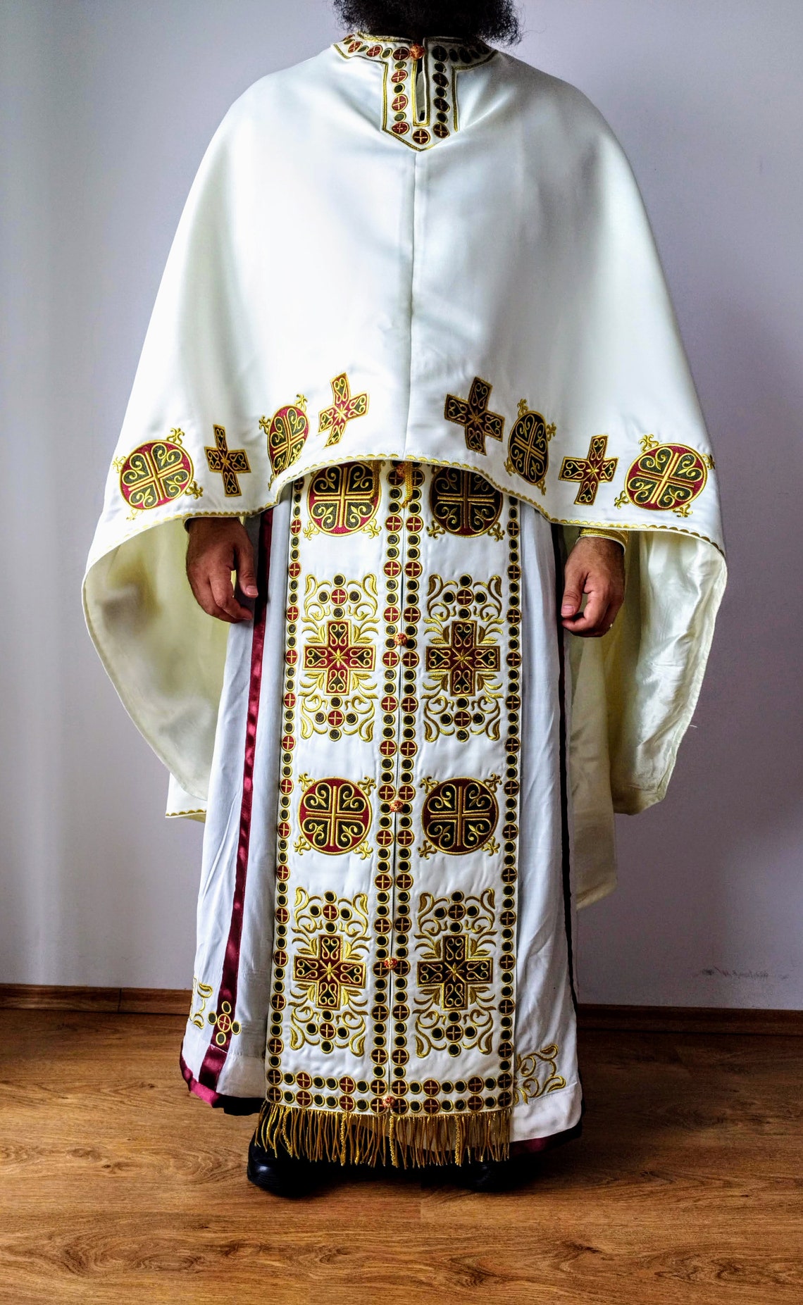 Embroidered Vestment Priest Vestment Liturgical Appeal - Etsy