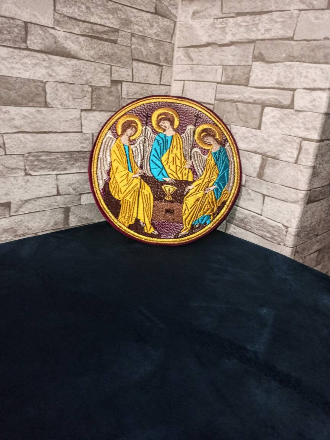 Chalice Cover 7 Inch Holy Trinity Angels - Etsy