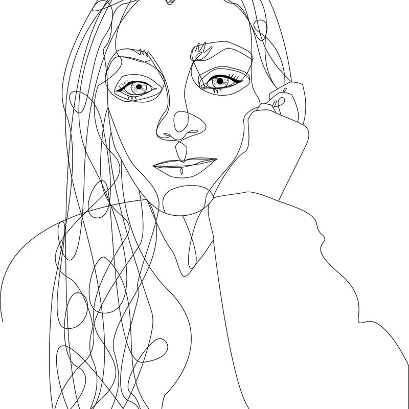 Custom Line Drawing - Etsy