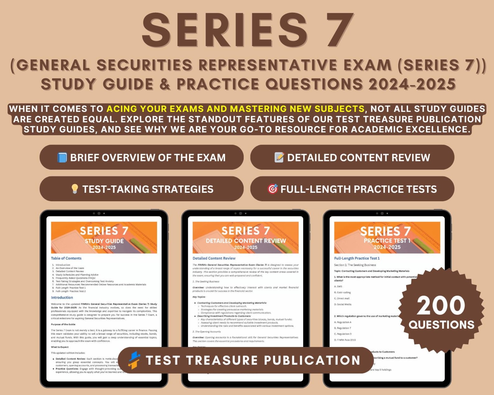 Series 7 Exam Prep Book: In-depth Review, Practice Tests & Exam Tips ...