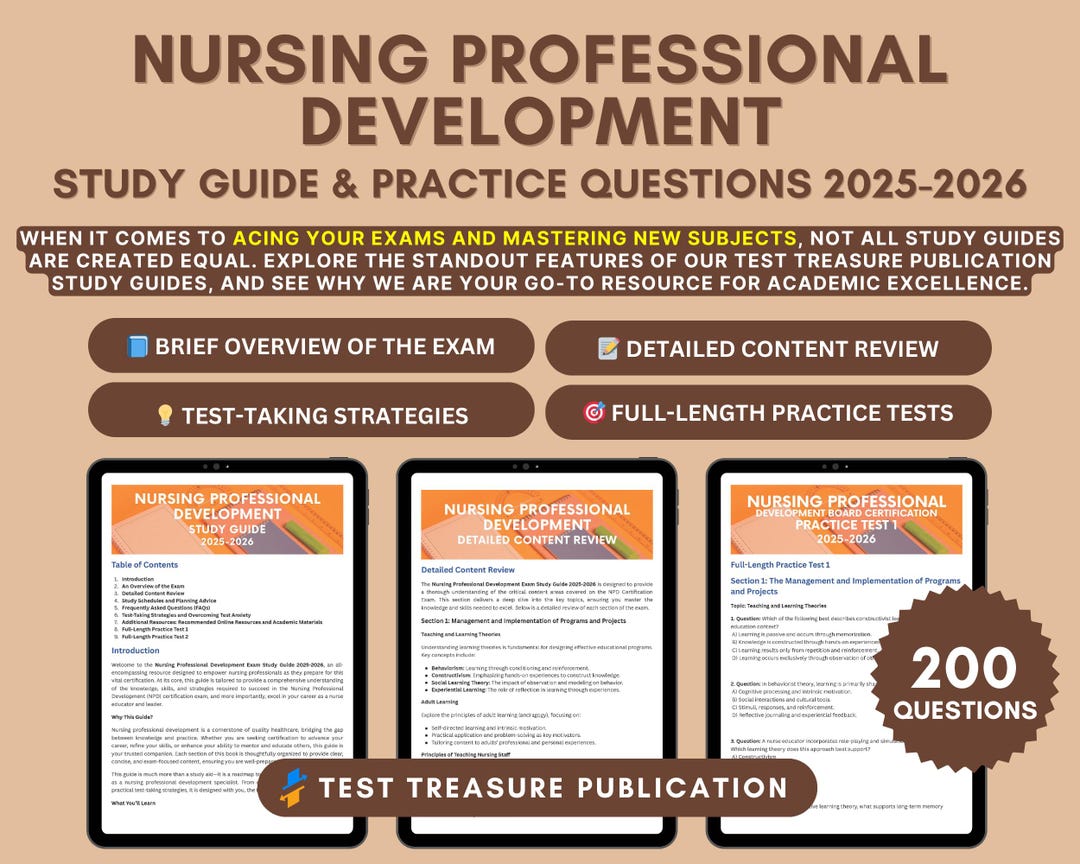 NPD-BC Nursing Exam Study Guide 2025-2026: Practice Tests & Content ...