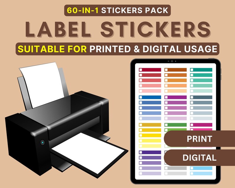 Checklist Bliss: Label Stickers With Checkboxes for Journal - Etsy