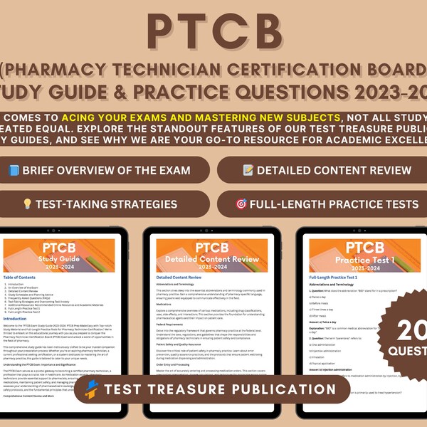 Pharmacy Exam Study Guide - Etsy