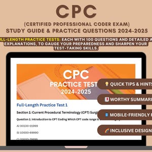CPC Exam Prep 2024-2025: Master Medical Coding With In-depth Content ...
