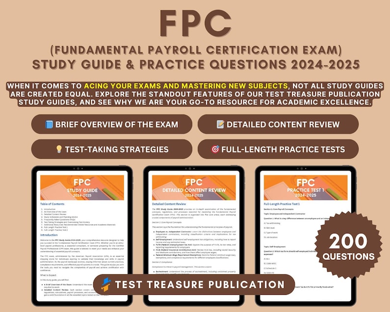 FPC Study Guide 2024-2025: In-depth Content Review, Practice Tests ...