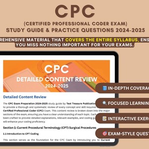 CPC Exam Prep 2024-2025: Master Medical Coding With In-depth Content ...