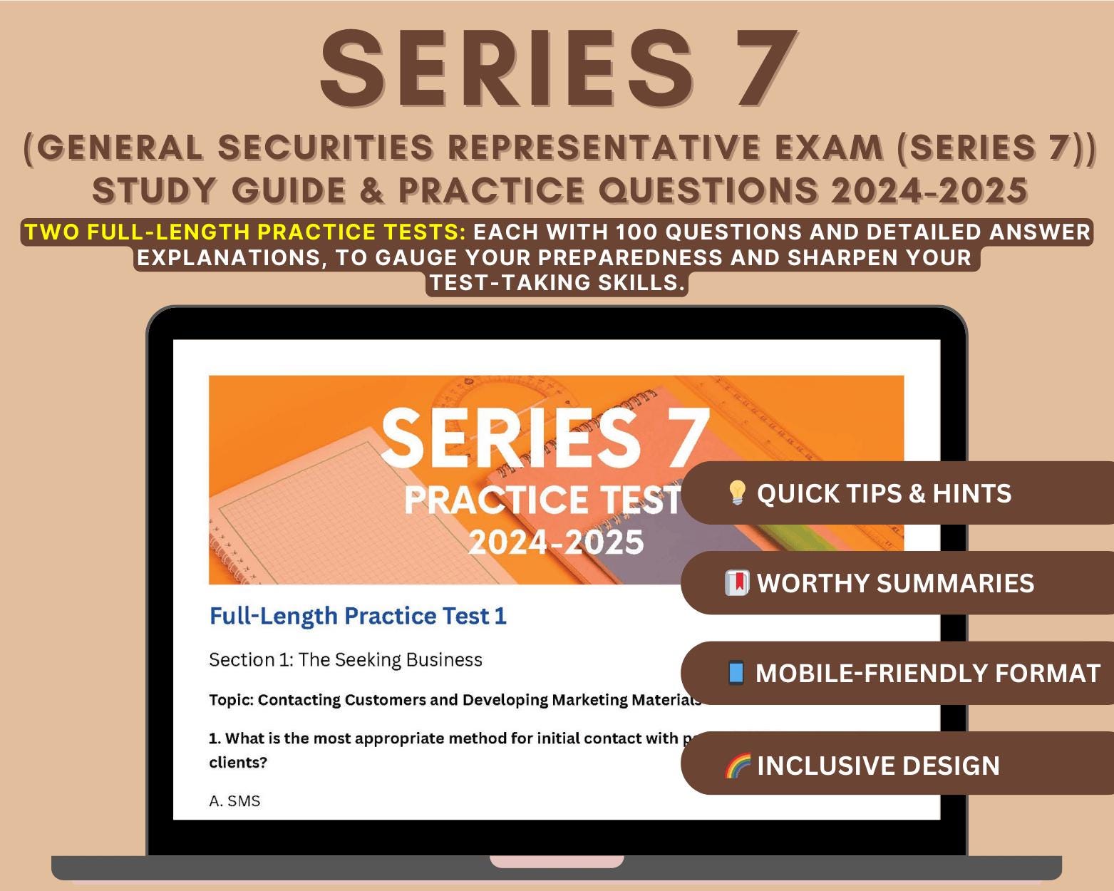 Series 7 Exam Prep Book: In-depth Review, Practice Tests & Exam Tips ...
