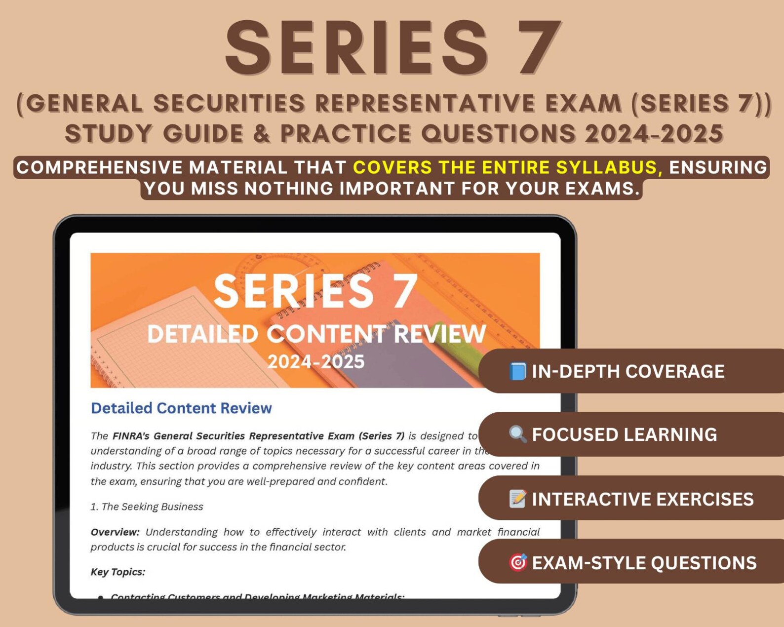 Series 7 Exam Prep Book: In-depth Review, Practice Tests & Exam Tips ...