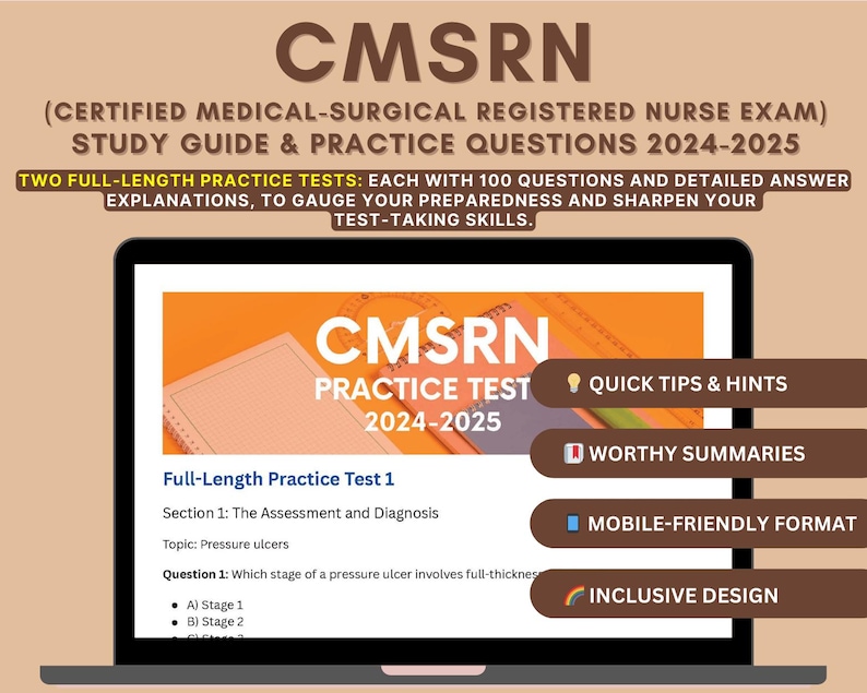 CMSRN Exam Prep 2024-2025: In-depth Content Review, Practice Tests ...