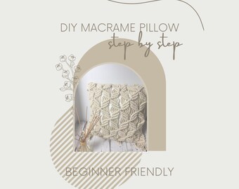 Macrame Pillow - Etsy