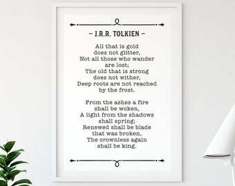 Tolkien Poem - Etsy