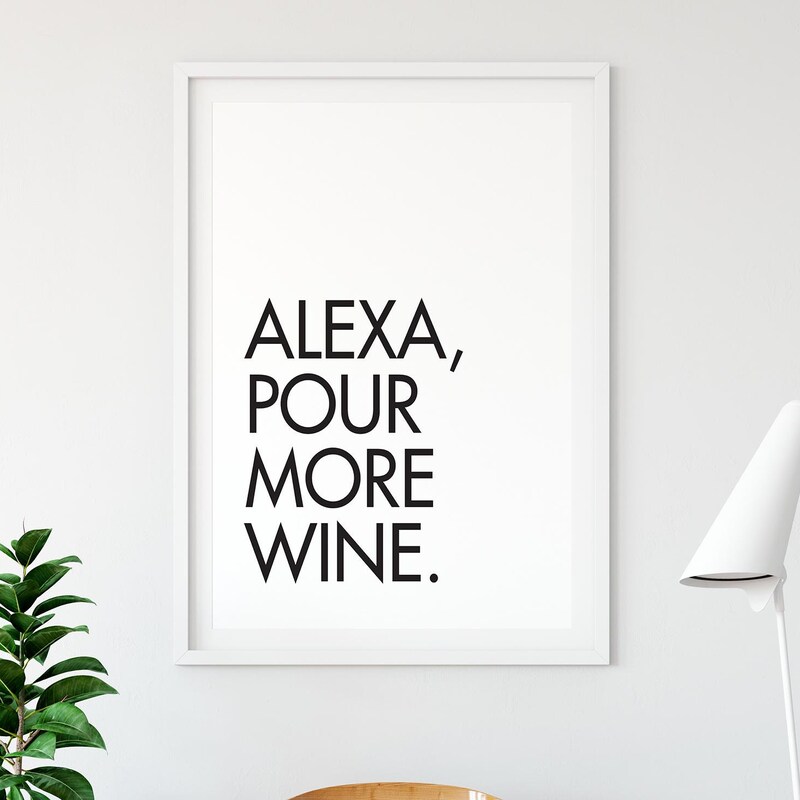 Alexa Sign - Etsy