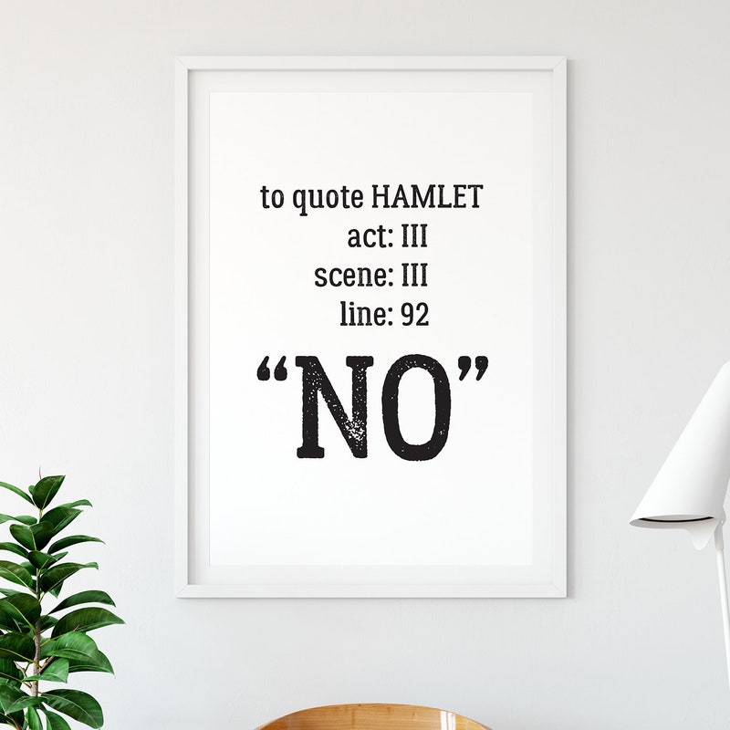 Hamlet Downloadable Art - Etsy