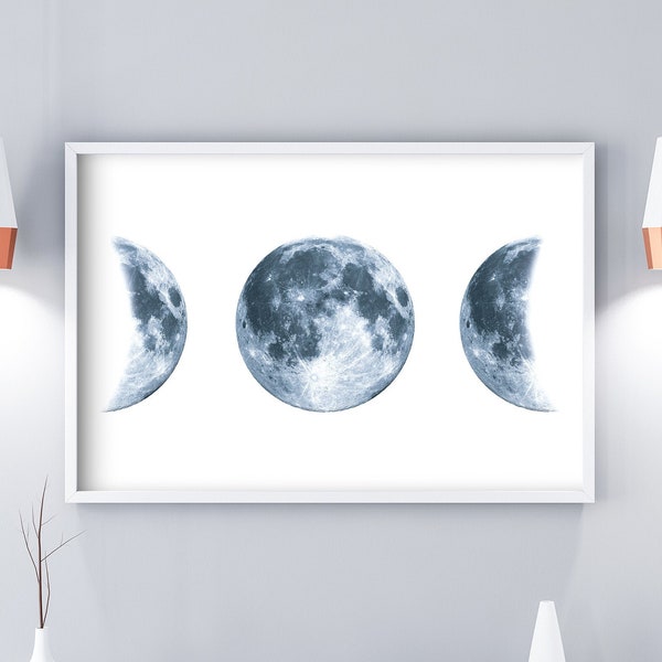 Crescent Moon Poster - Etsy