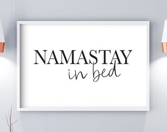 Namastay in Bed - Etsy