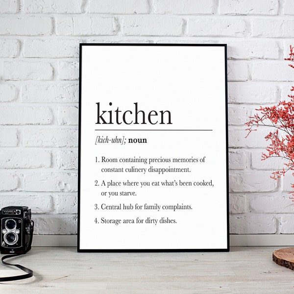 Funny Kitchen Art - Etsy