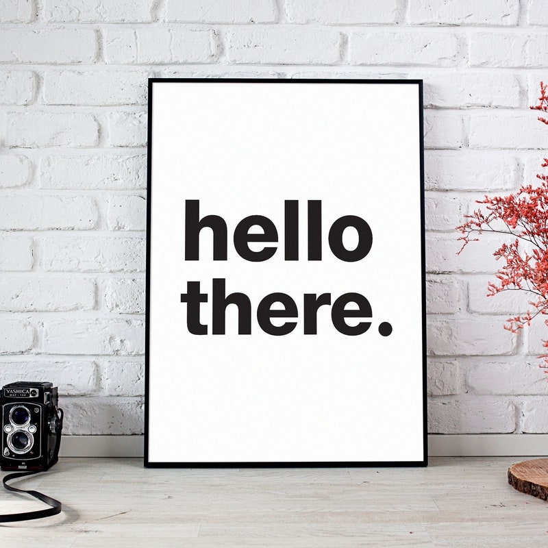 Hello Sign - Etsy