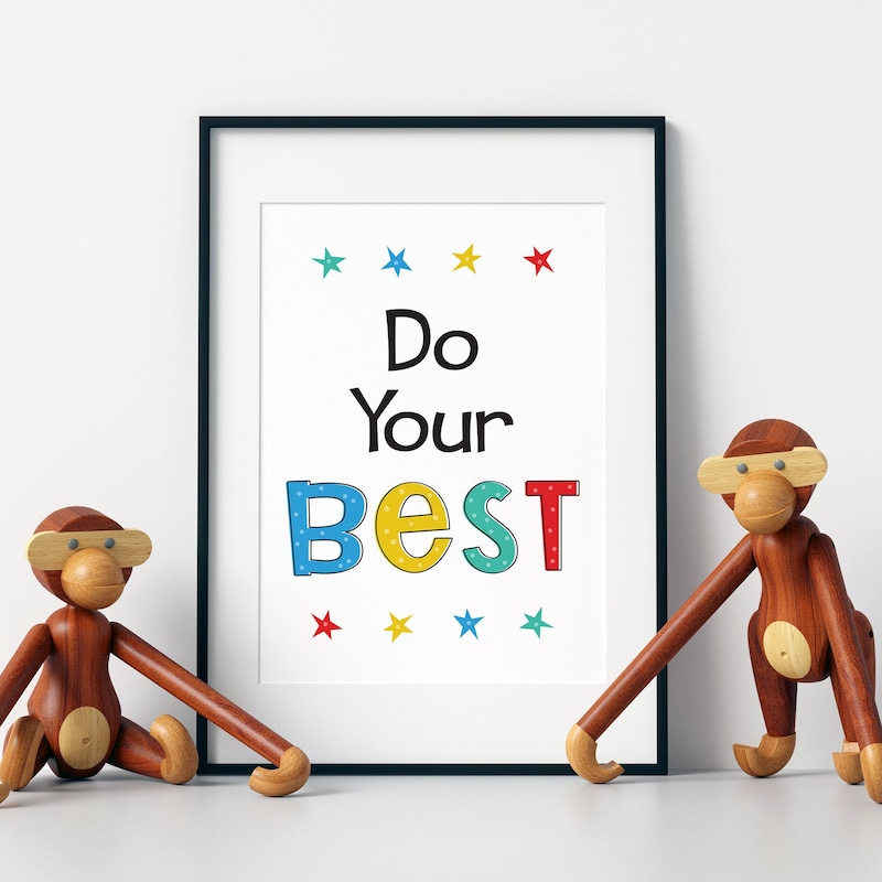 Doing Your Best Poster - Etsy