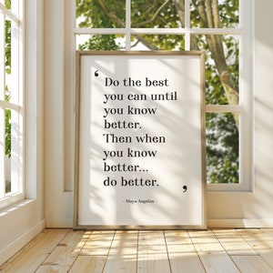 Inspirational Wall Art, Maya Angelou Quote, Graduation Gift Printable ...