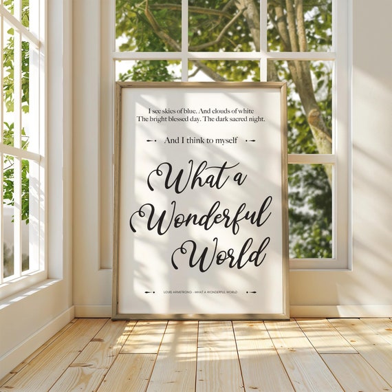 What A Wonderful World Louis Armstrong Album Cover What A Wonderful
