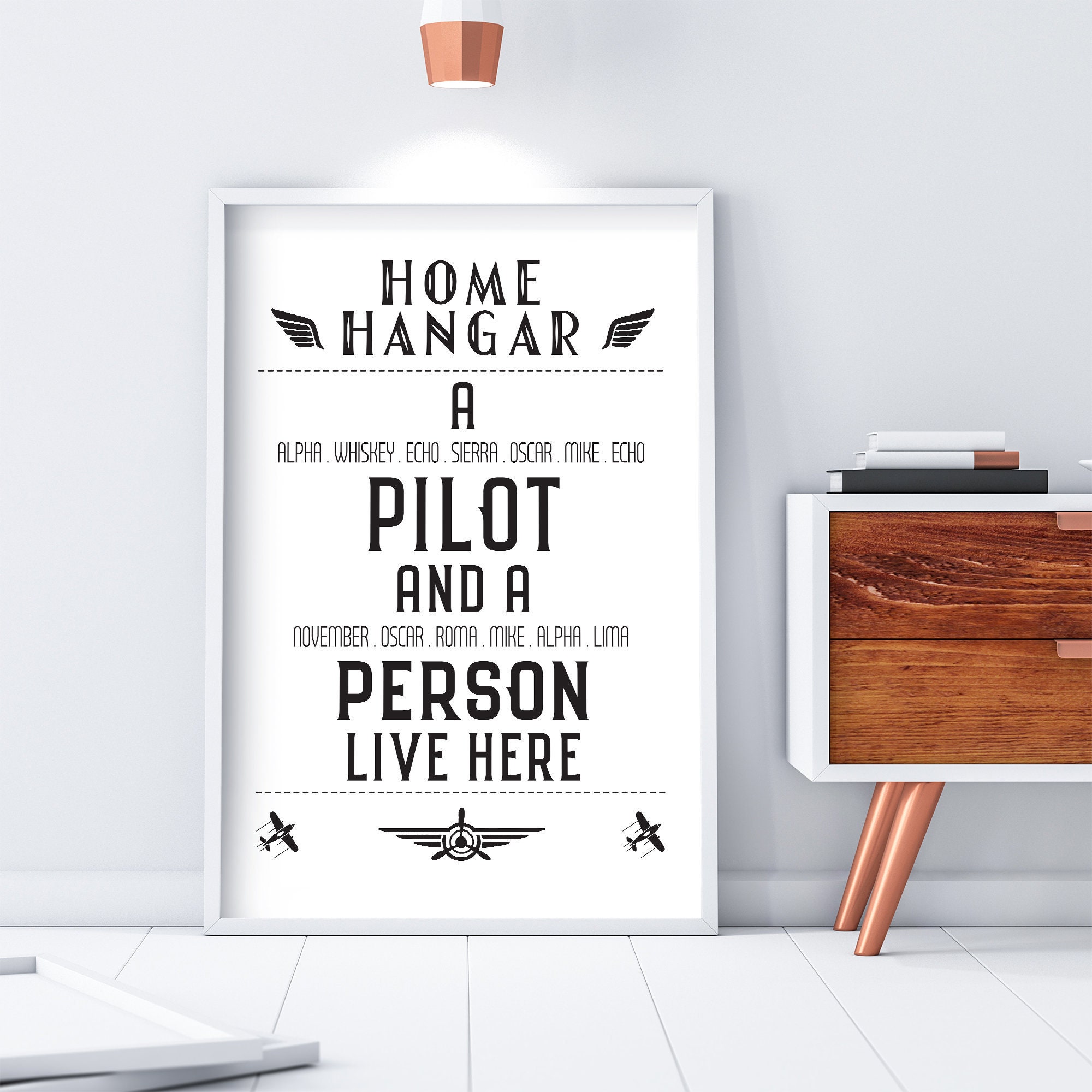 Aviation Gifts Pilot Gifts Pilot Decor Pilot Poster - Etsy