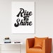 Rise and Shine Print, Rise and Shine Wall Art, Sunshine Print, Retro ...