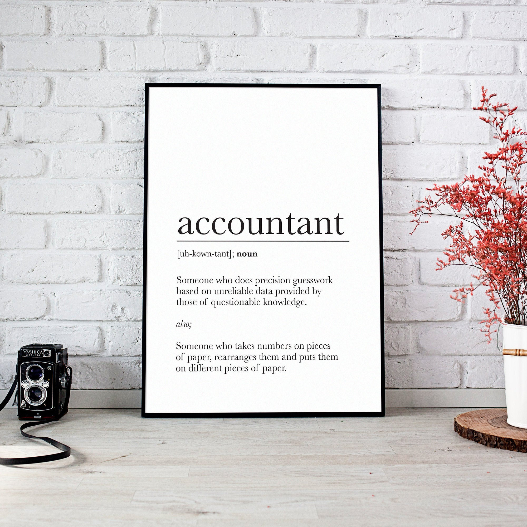 Funny Accountant Definition Print Printable Accountant Gift - Etsy ...
