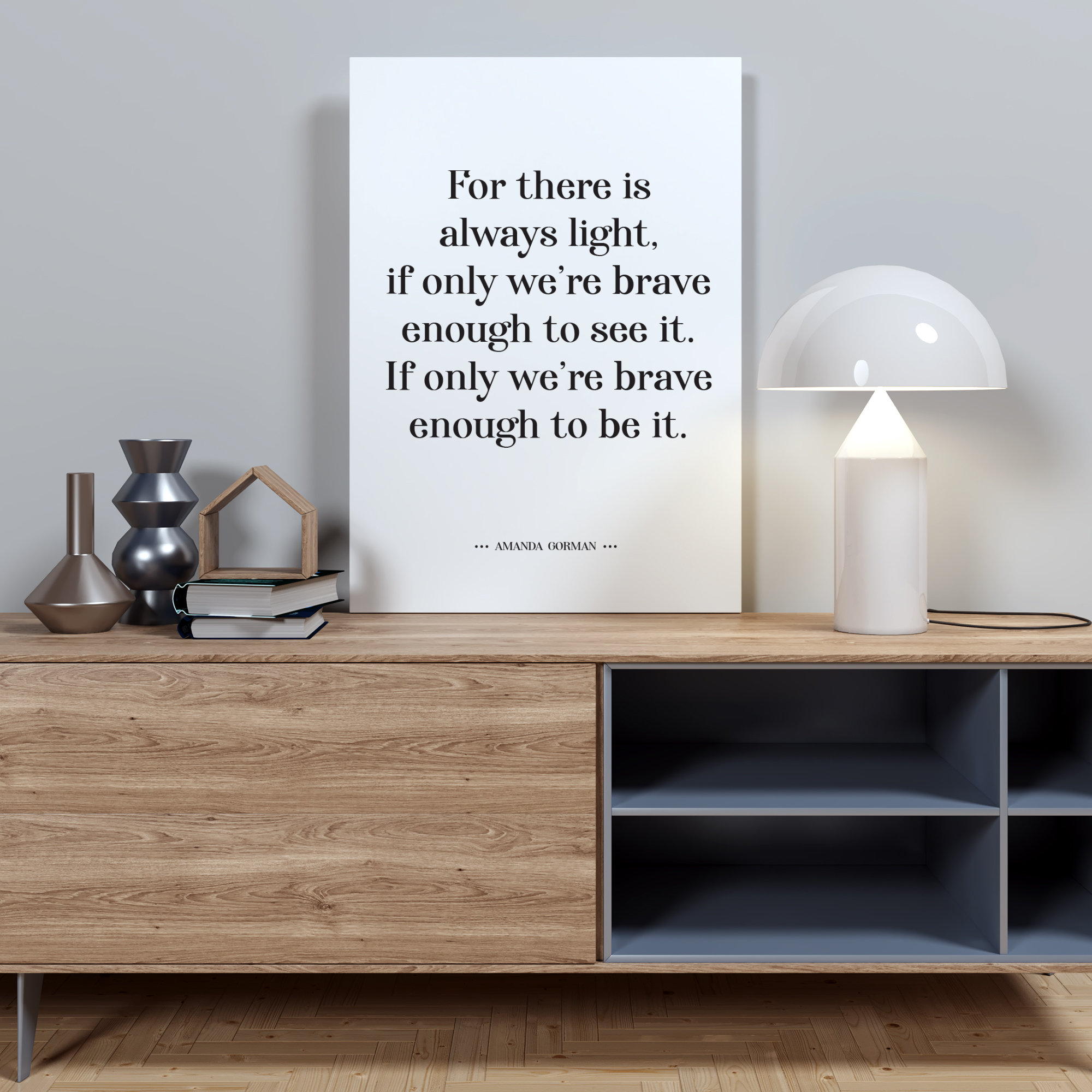 Amanda Gorman Poster Quote For There Is Always Light | Etsy
