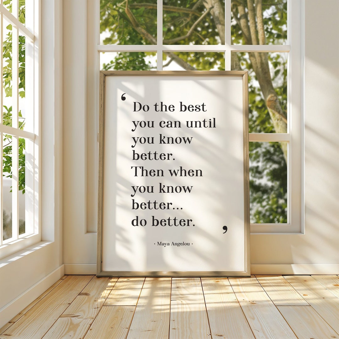 Inspirational Wall Art, Maya Angelou Quote, Graduation Gift Printable ...