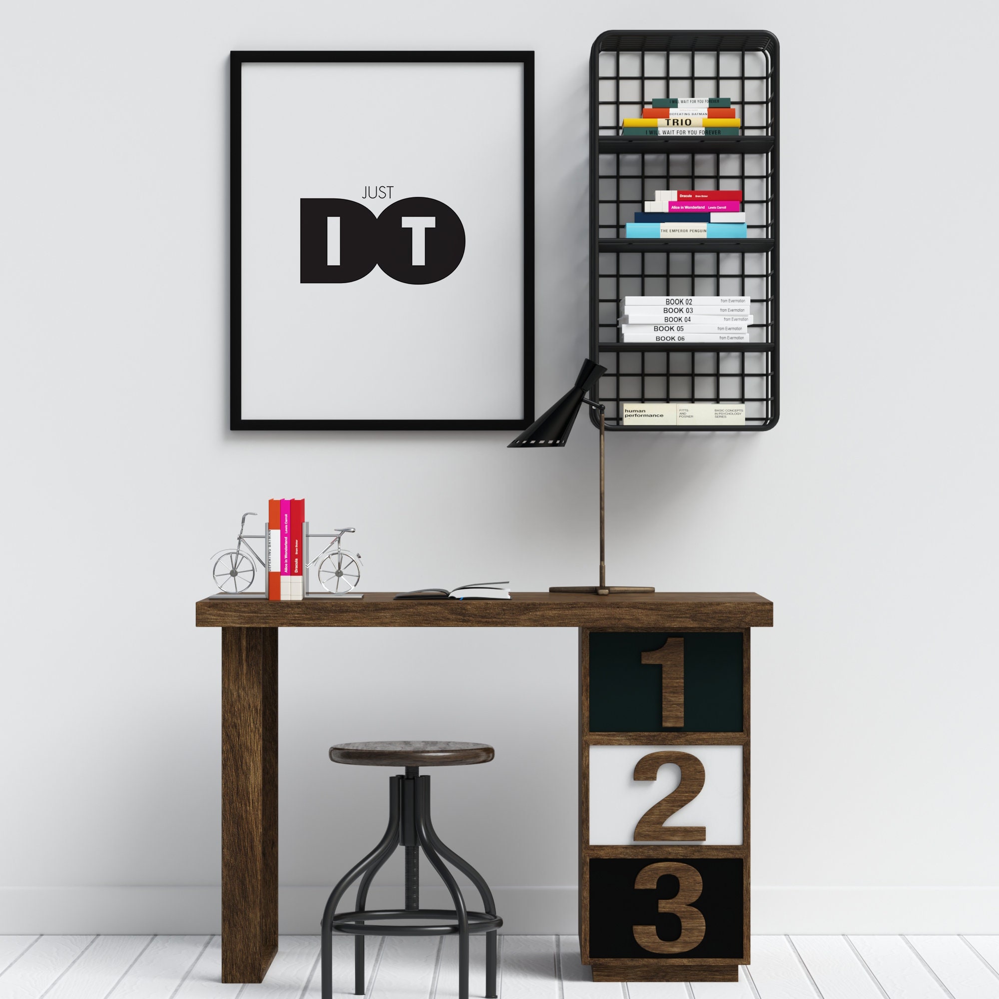 Just Do It Print, Just Do It Poster, Motivational Print, Printable ...