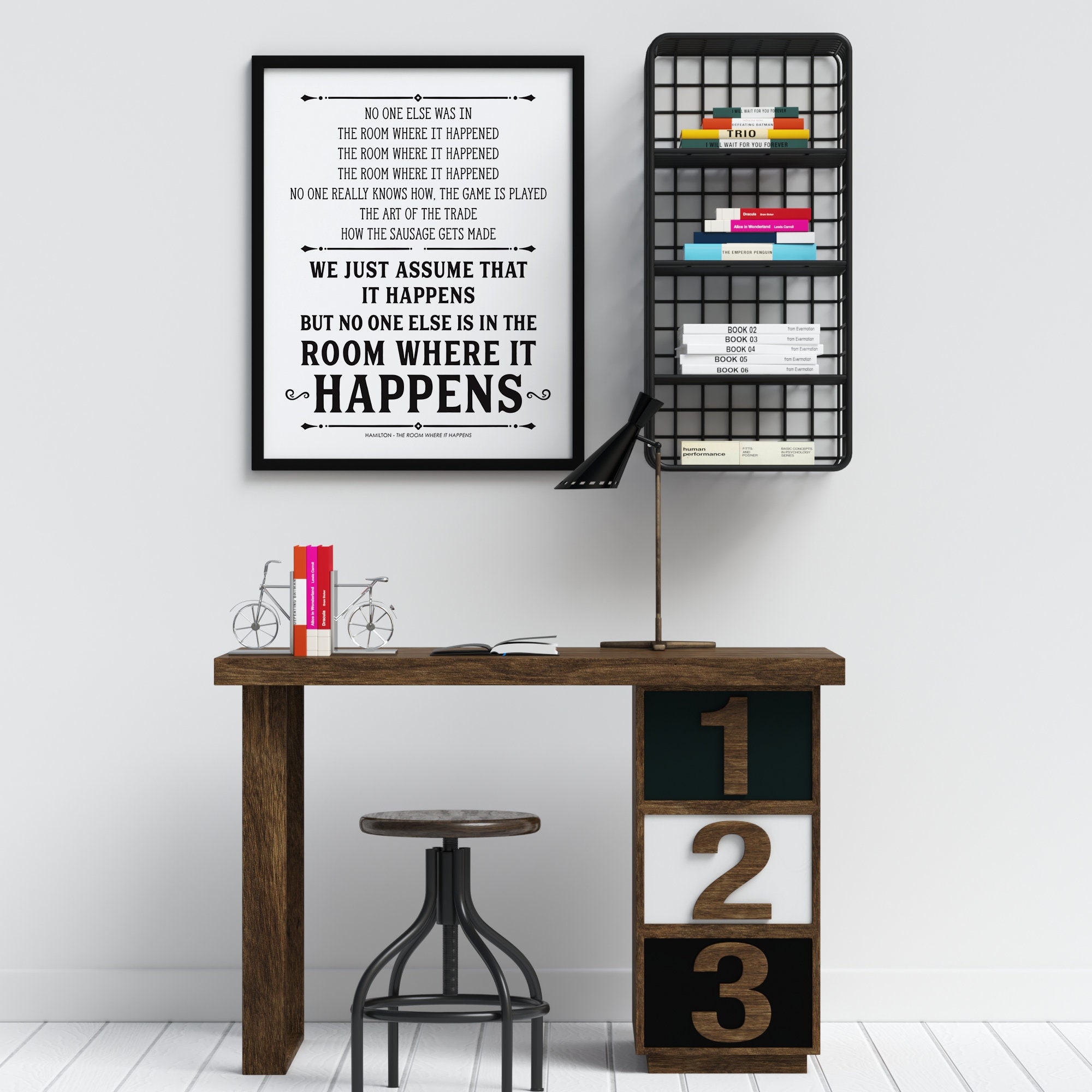 Hamilton Musical Hamilton Print the Room Where It Happens - Etsy Australia