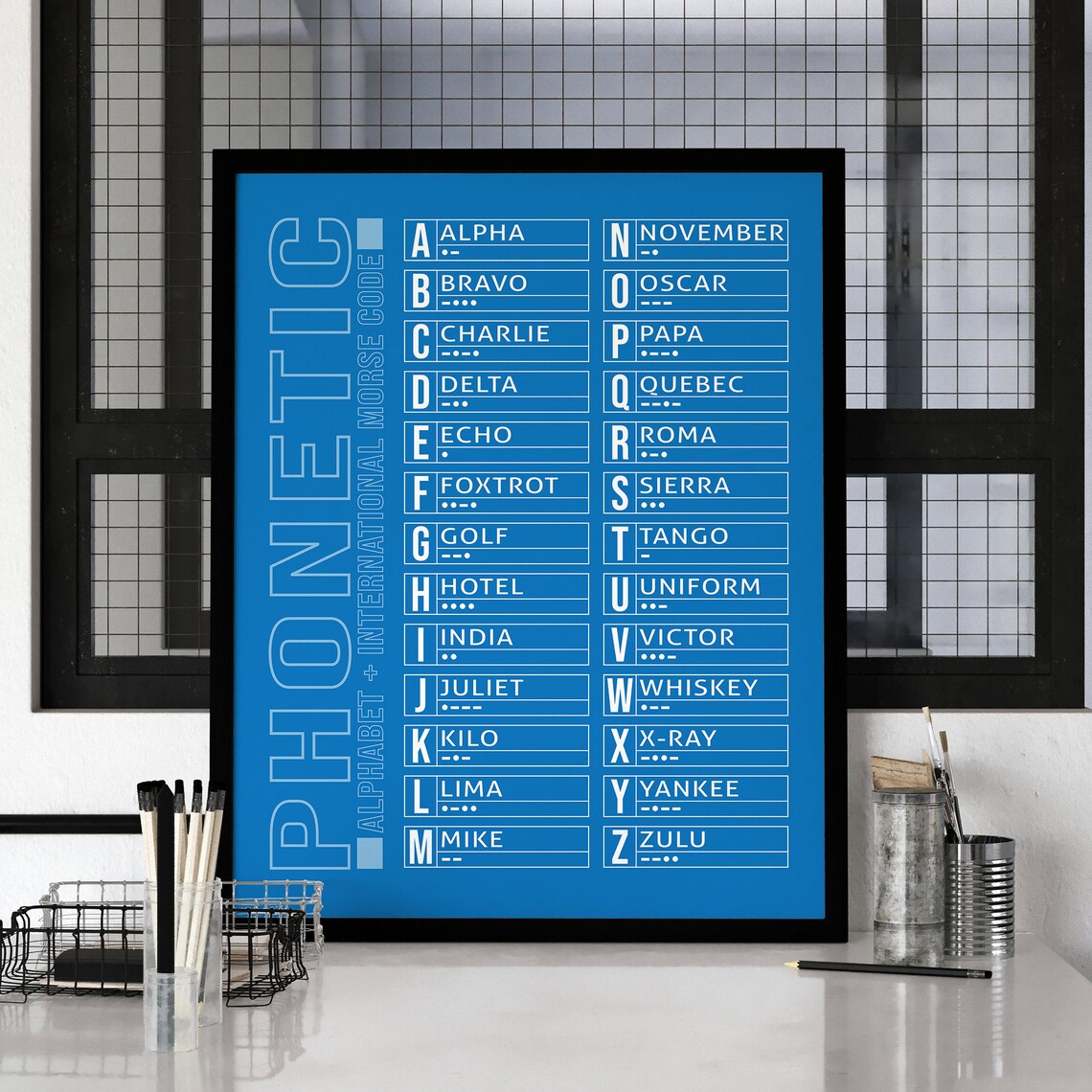 Morse Code Phonetic Alphabet Nato International Phonetics - Etsy