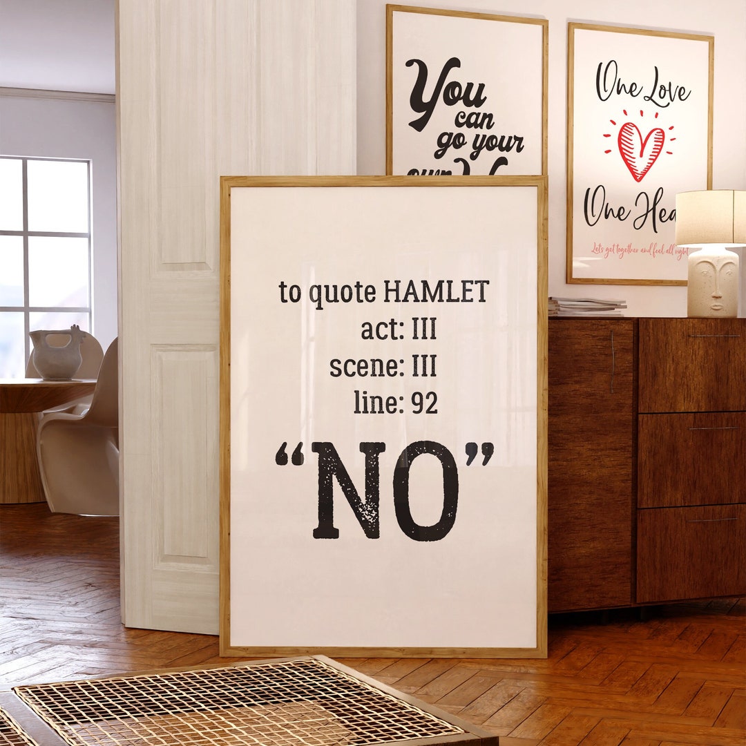 Hamlet Quote Poster: Act 3 Scene 3 Line 92 (digital Download) - Etsy