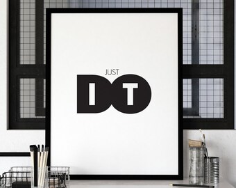 Just Do It Poster - Etsy