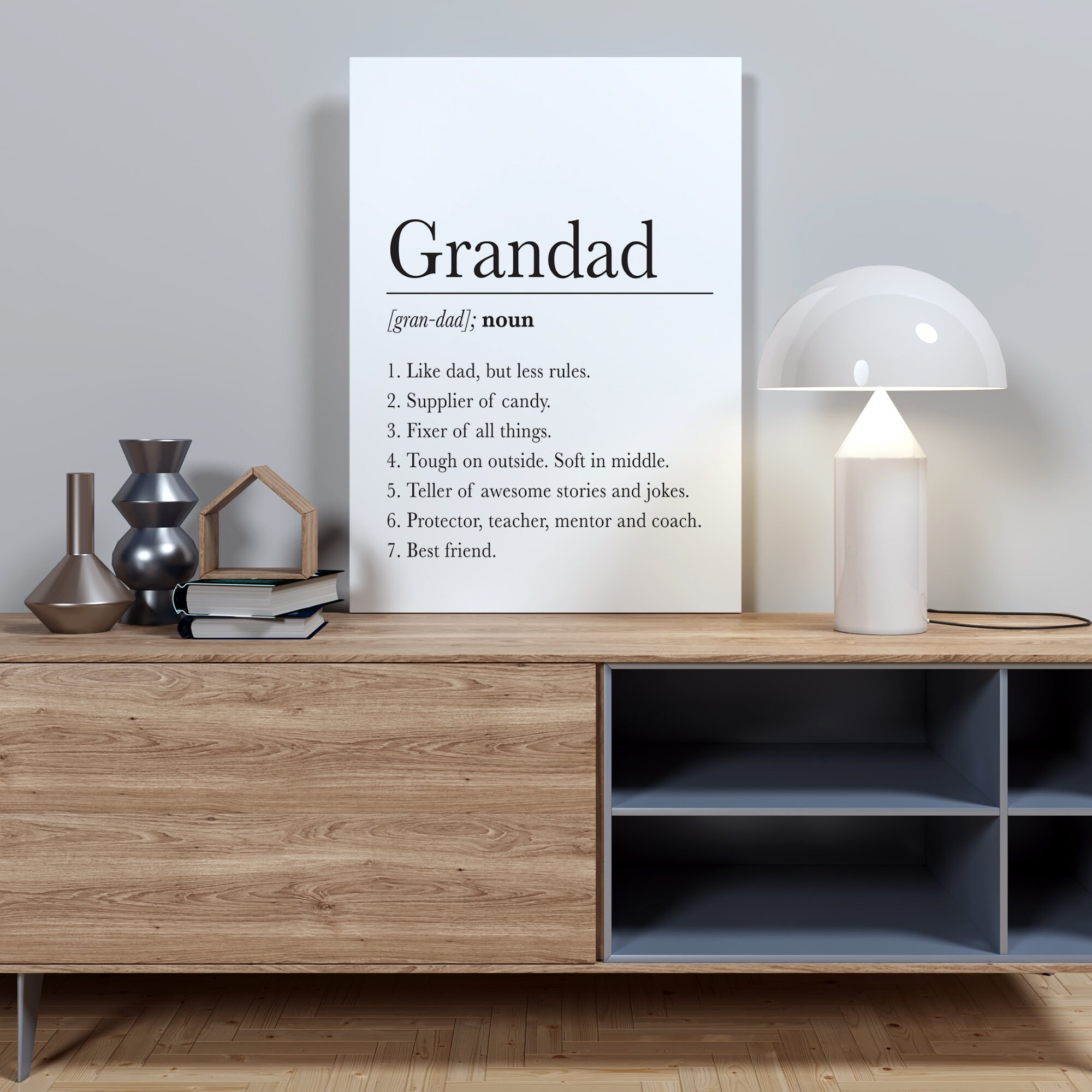 Grandad Definition Grandad Gifts Fathers Day Gift Granddad - Etsy Australia