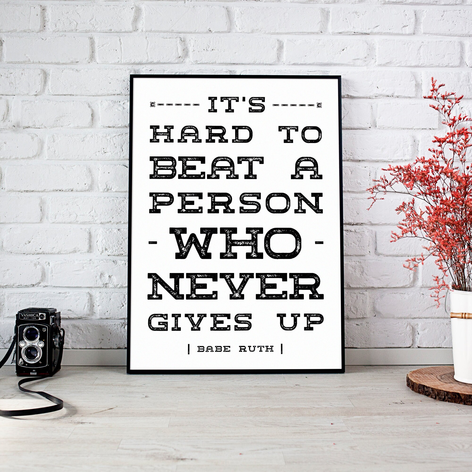 Never Give Up, Gym Poster Printable, Motivational Prints, Hustle Grind ...