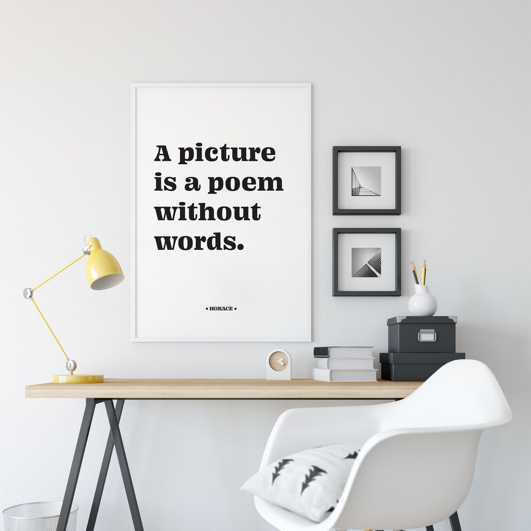 Artist Photographer Gift, A Picture is A Poem Without Words, Art Lover ...