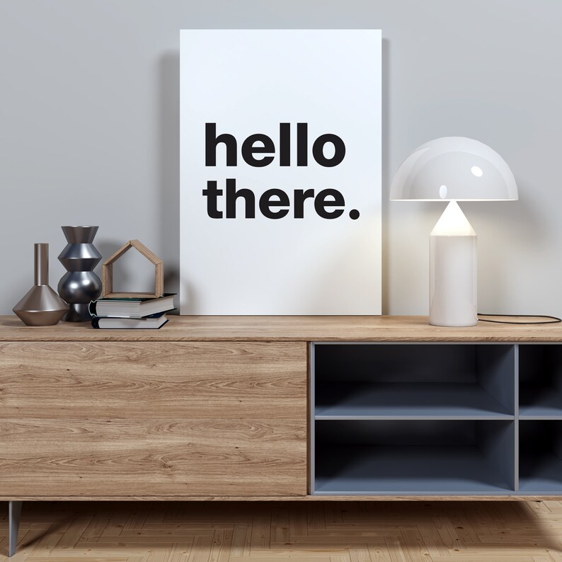 Hello Print Hello Sign Hello There Print Hello There Sign | Etsy