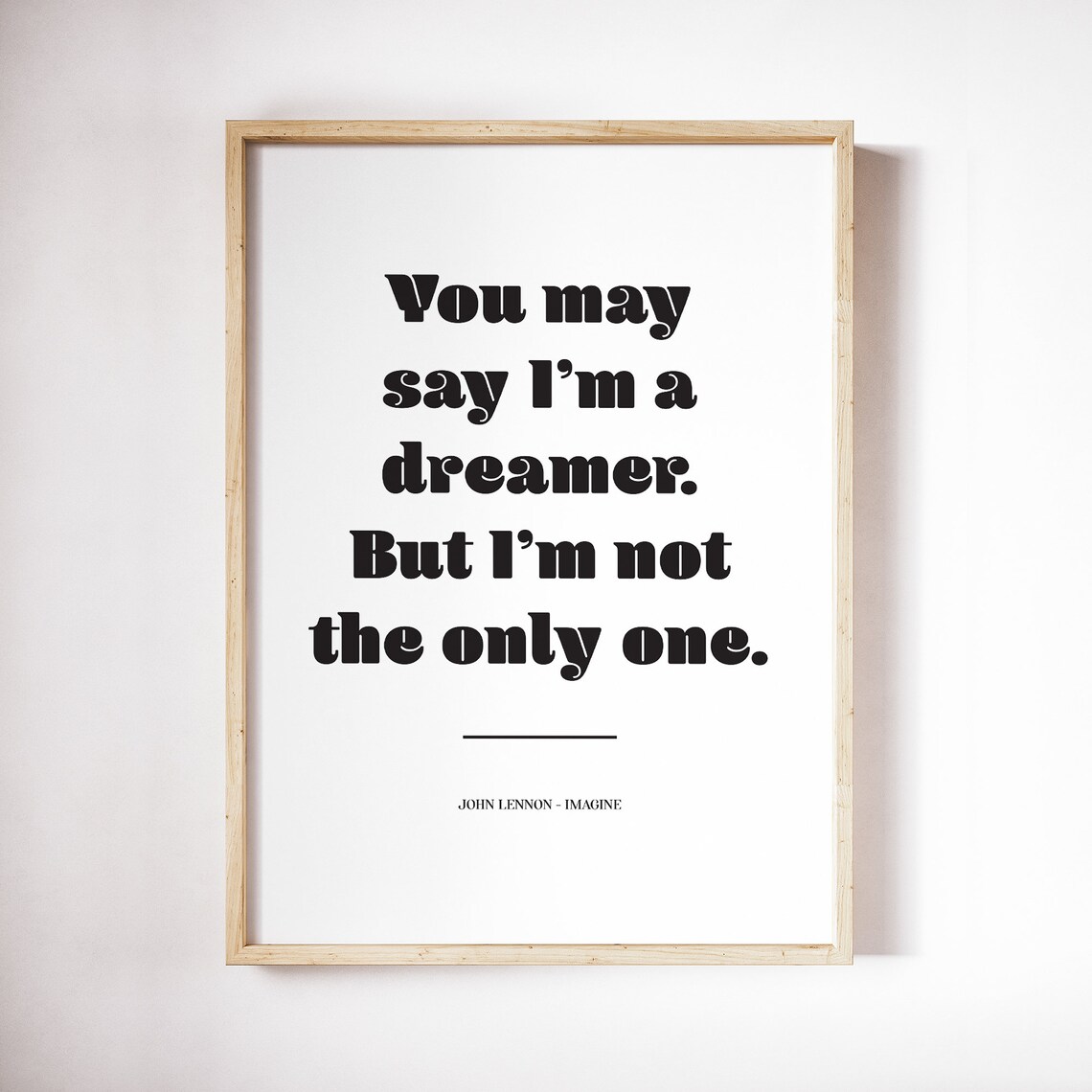 John Lennon Quote John Lennon Art Song Lyrics Wall Art Song - Etsy ...