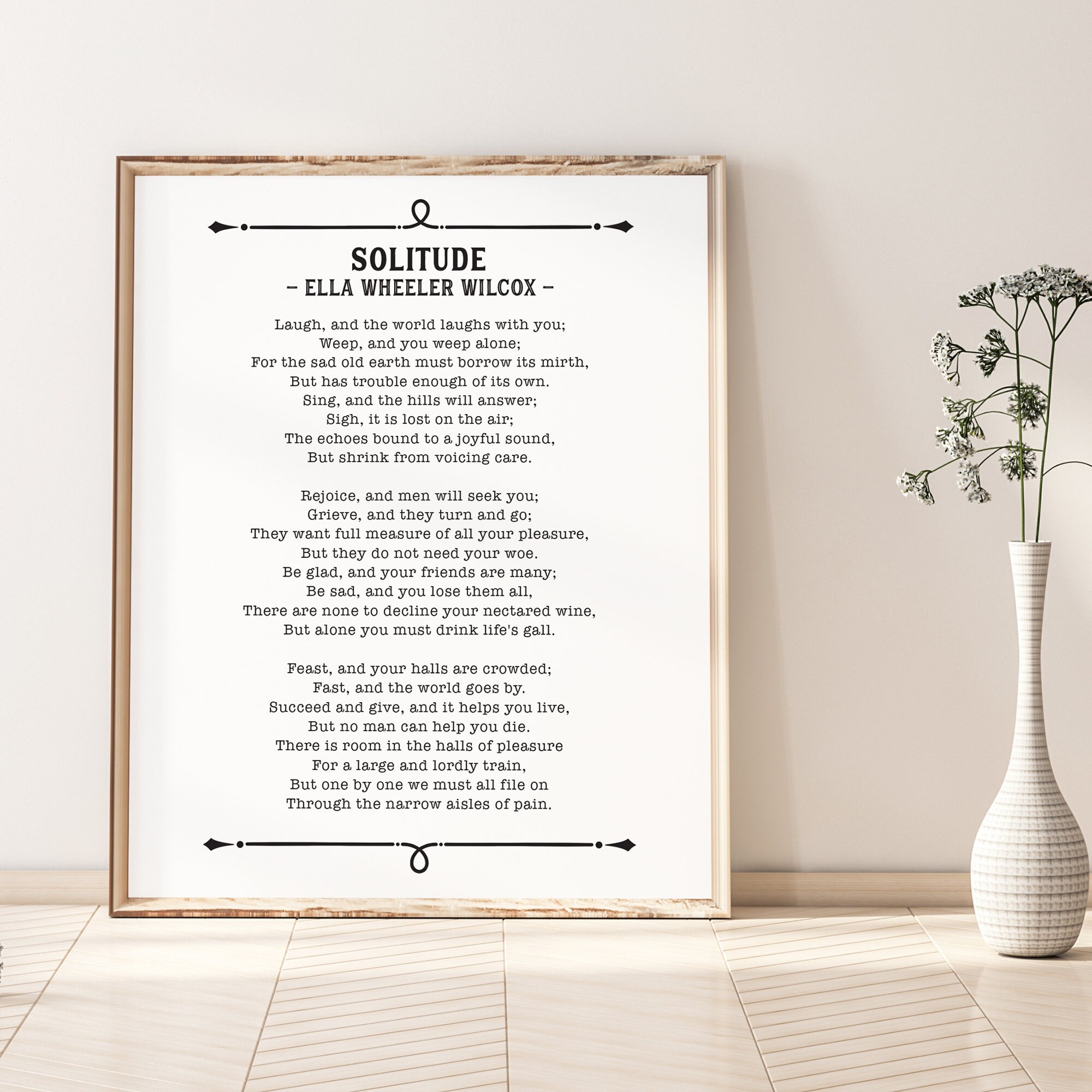 Solitude Poem