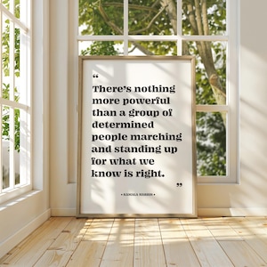 Kamala Harris Quote, Inspirational Quotes Prints, Motivational Poster ...