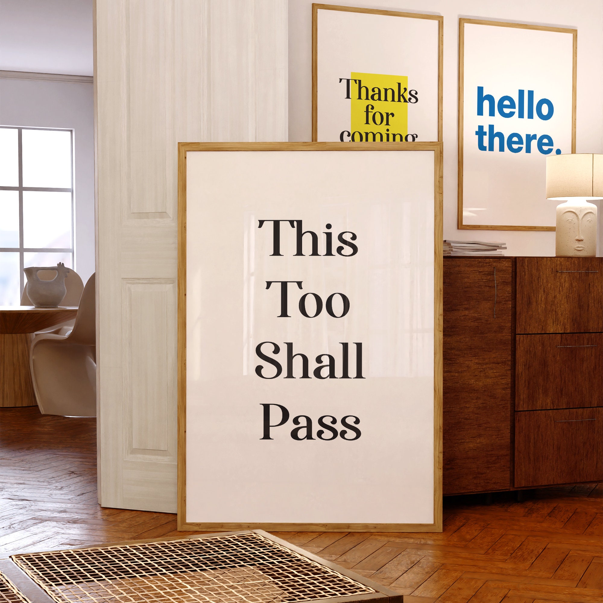 This Too Shall Pass Printable Quote, Inspirational Print, Motivational ...