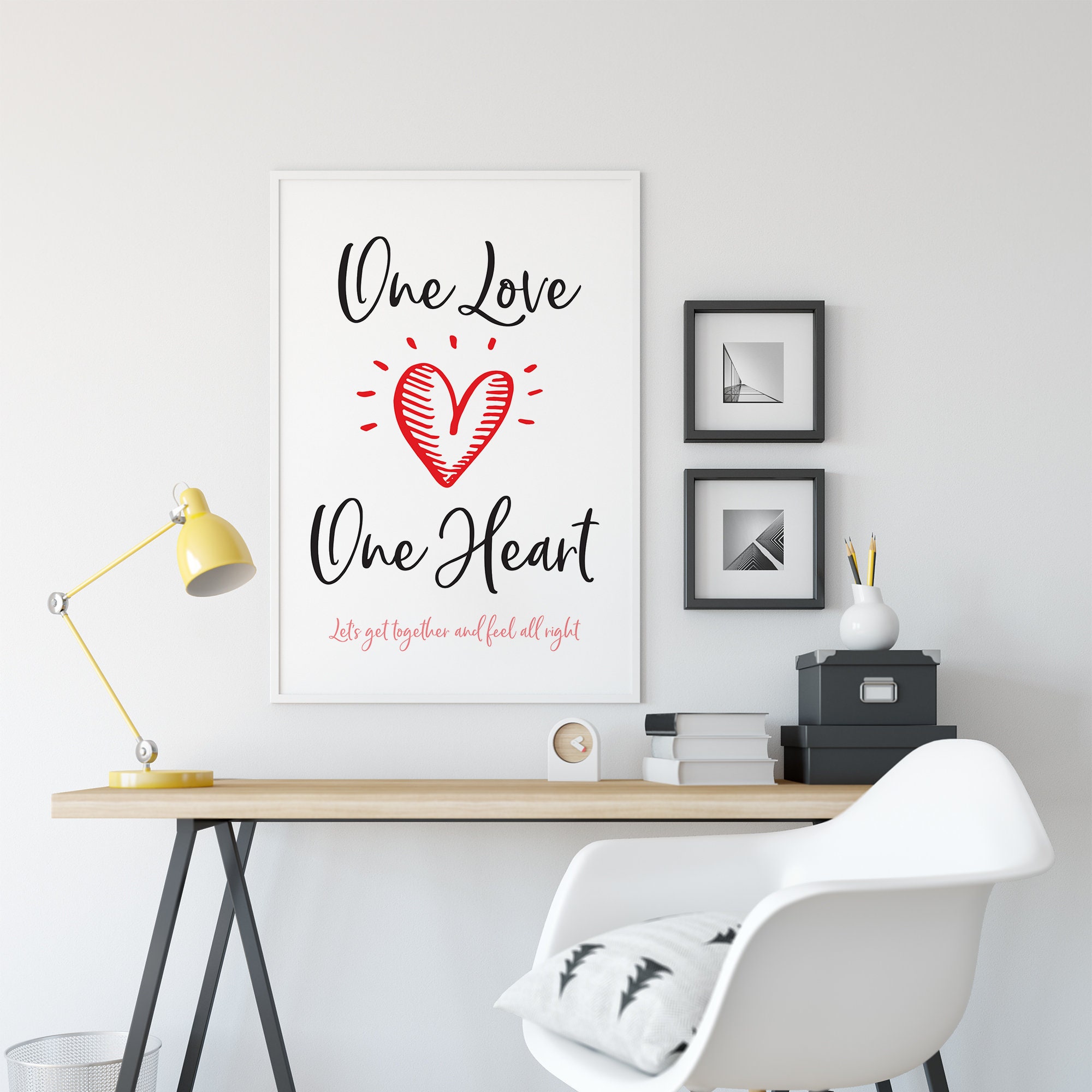 Bob Marley Lyrics, Bob Marley Poster, Bob Marley Print, One Love One ...