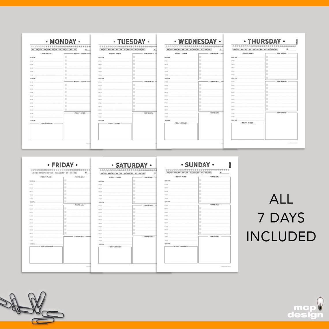 Home Office Organization, Work From Home Schedule, Work Day Planner ...