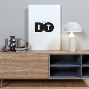 Just Do It Print, Just Do It Poster, Motivational Print, Printable ...