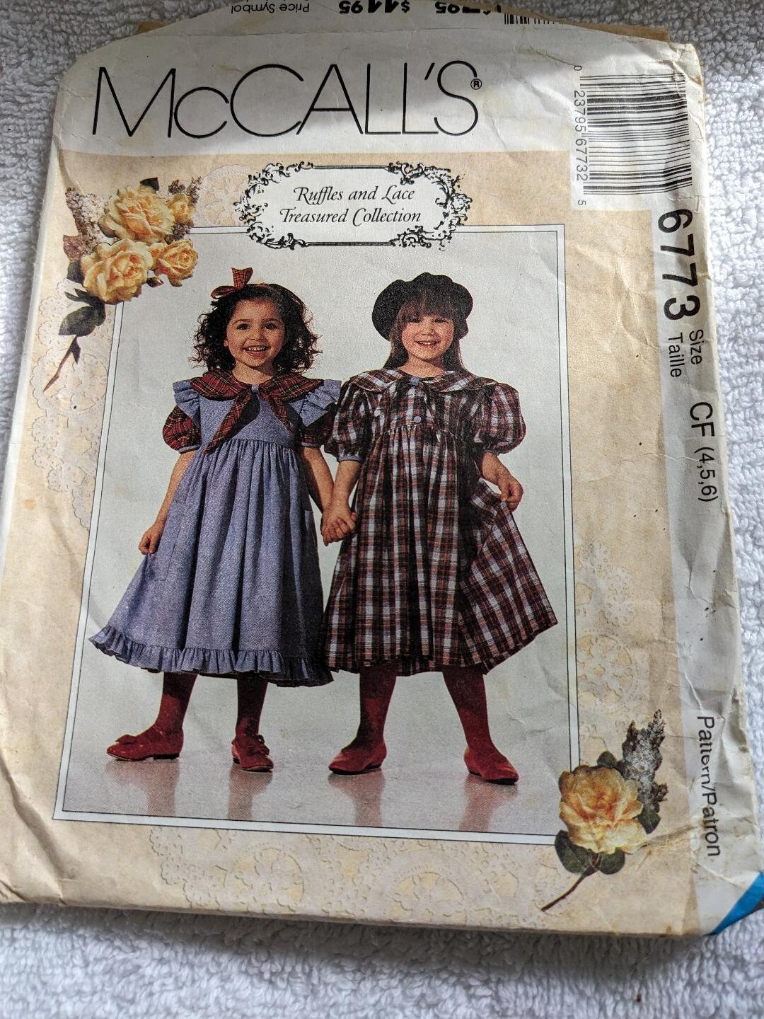 Set of 4 Vintage Children's Patterns Sizes 4-6X - Etsy