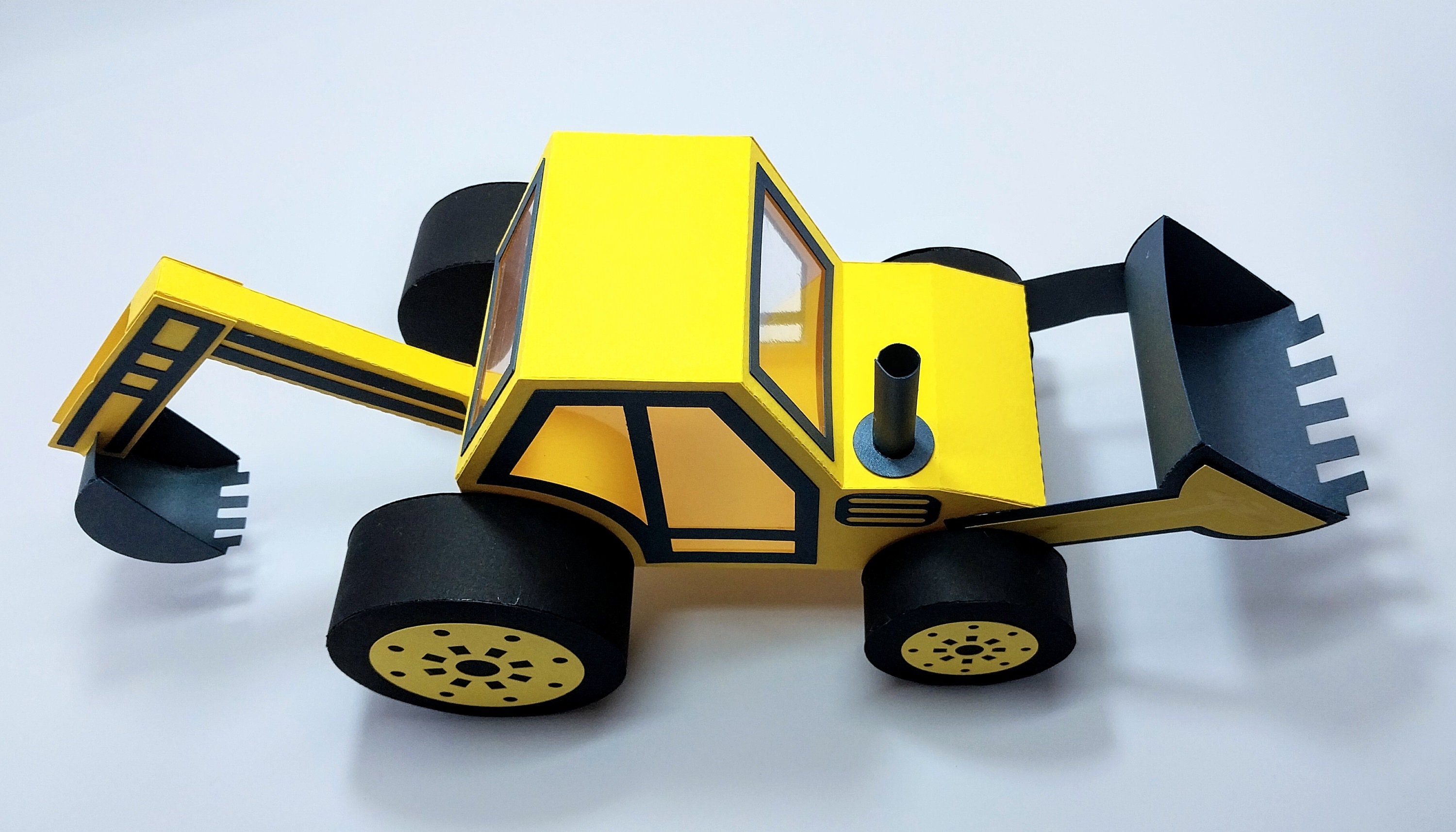 3D BLACKHOE MACHINE SVG Laser Cut File Construction Files Svg - Etsy ...