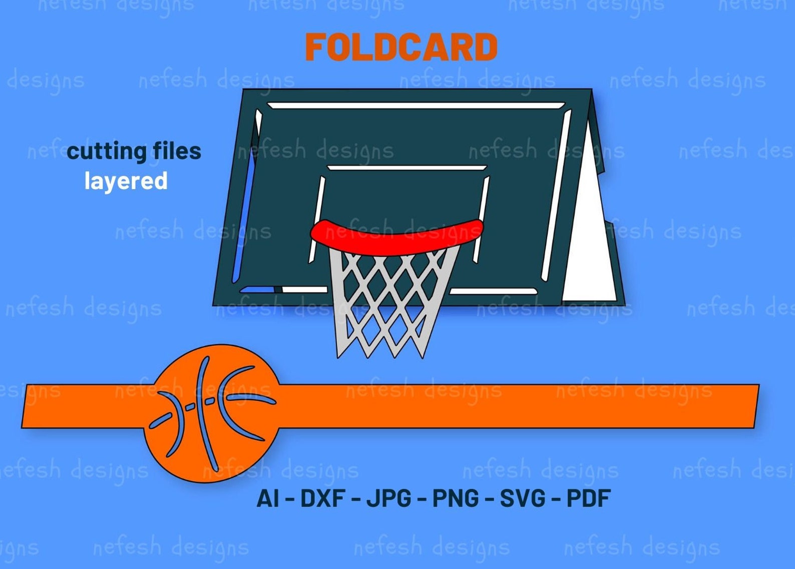 2 BASKETBALL CARD SVG Laser Cut Template Pocket Envelope Card ...